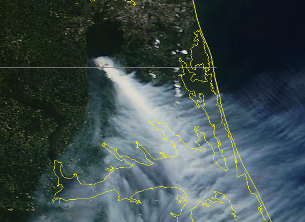 Virginia Wildfire Information and Prevention: The Swamp Fire smokes on ...