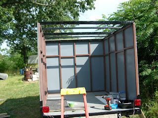 Build Your Own Enclosed Trailer Using A Pop-Up Camper Frame: Putting ...