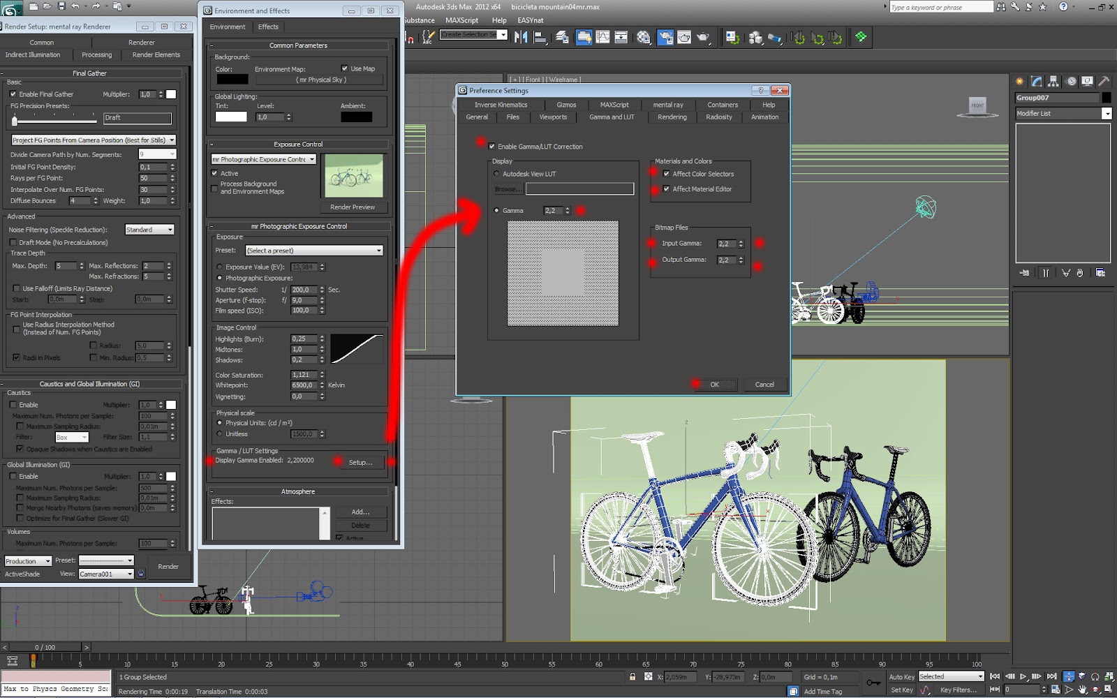 ARDIARQUI RENDER 3D tutoriales, tips, cursos: Mental ray y Gamma Correction