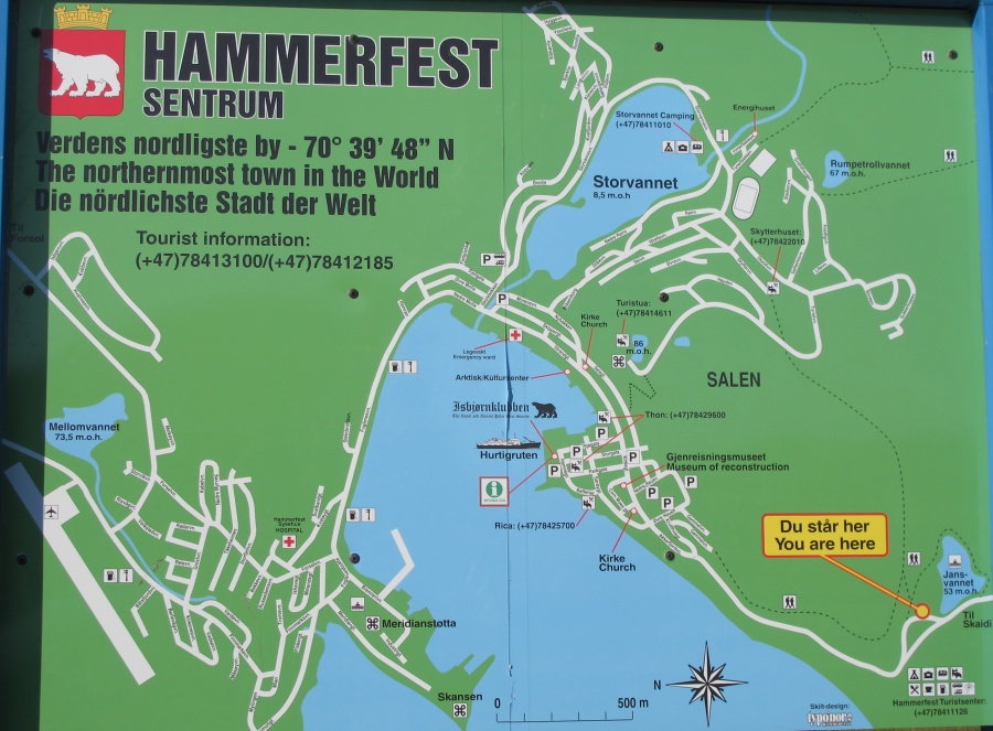 Papillon 971: Hammerfest: The most northern town of the world (Norway)