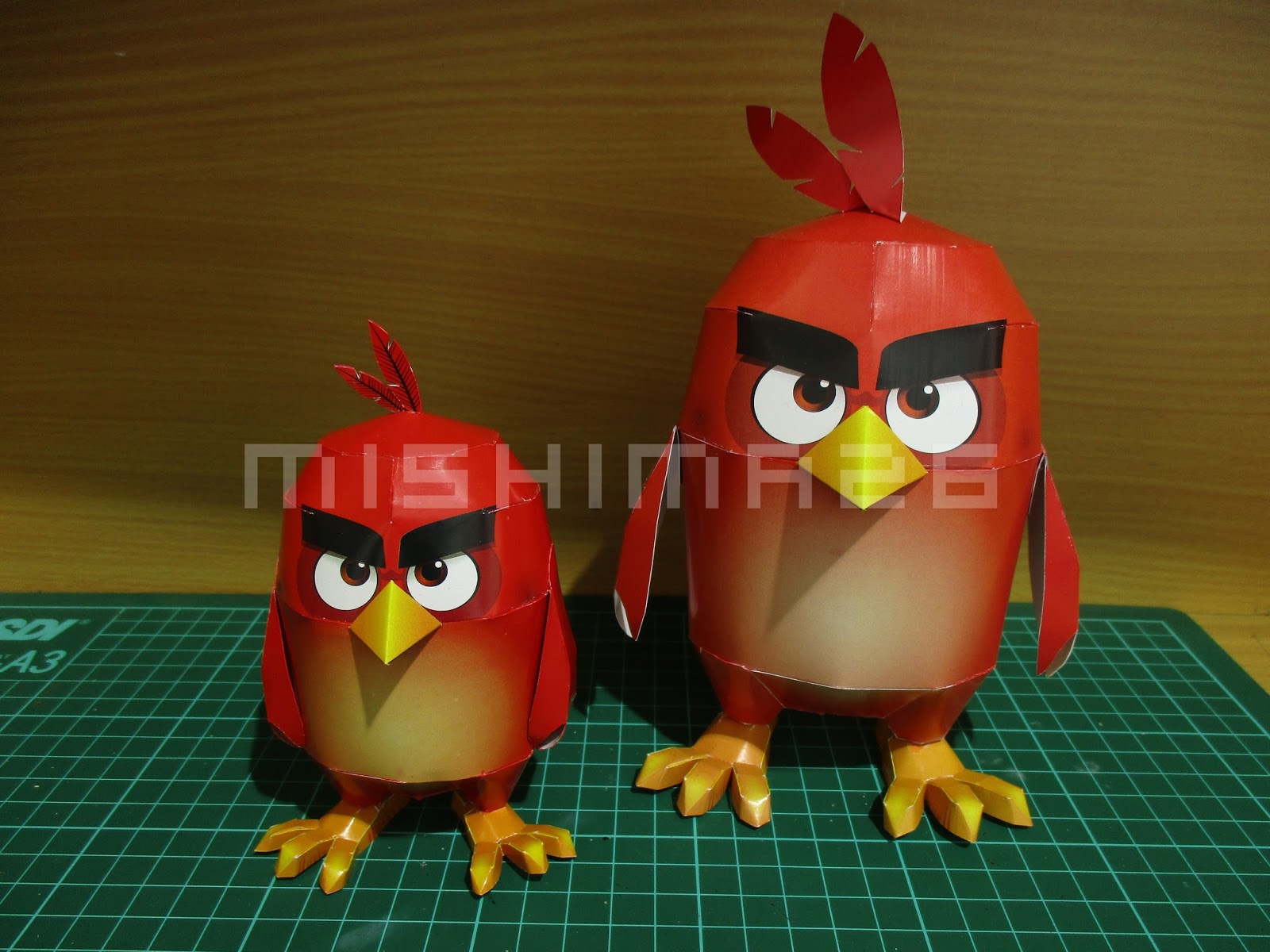 Angry Bird The Movie papercraft