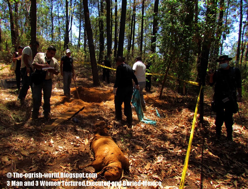 The ogrish world: 3 Women and 3 Man Tortured, Executed and Buried-Mexico