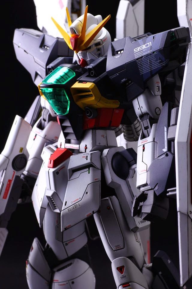 Custom Build: MG 1/100 Gundam Double X + G-Falcon
