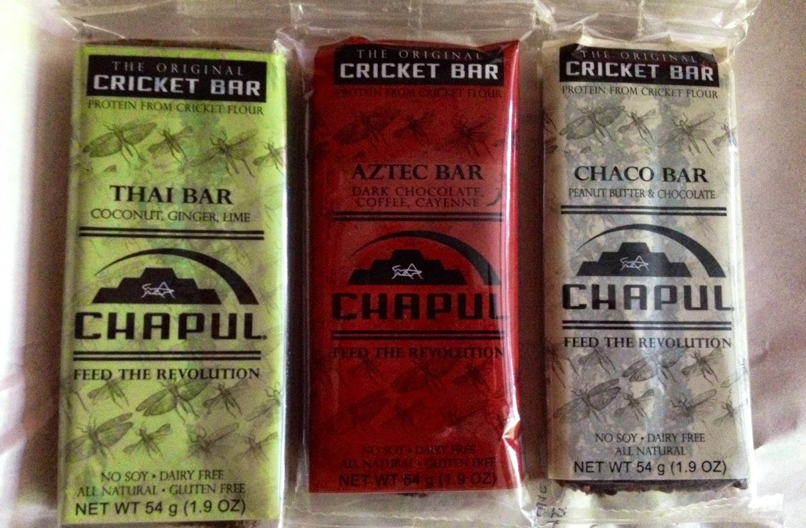 Crazy Life as Mom: Chapul bars -the original cricket bar - review and ...
