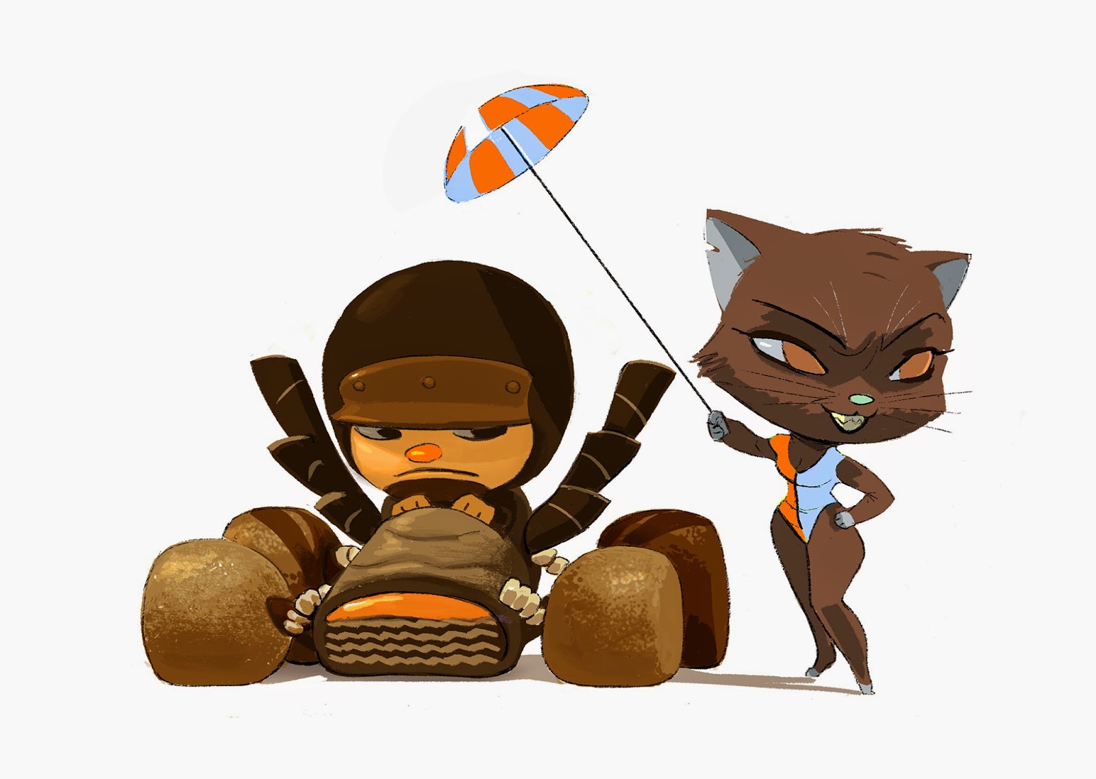 the art of kevin nelson: candy racer sketches from Wreck-it Ralph