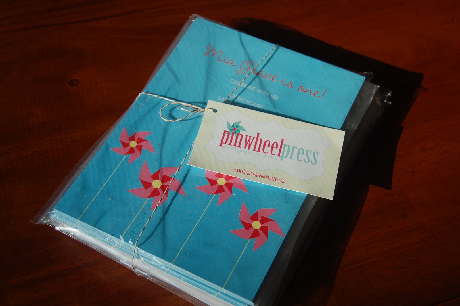 I created a sign out of cardstock to let guests know where to find the birthday girl.