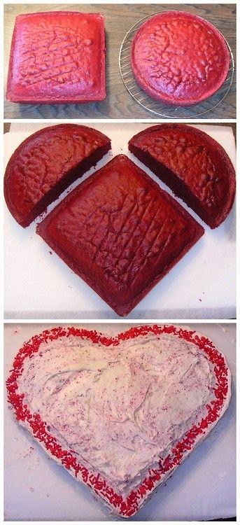 Old Farmhouse Cooking: Tuesday Tip of the Day ~How to Make a Heart Cake ...