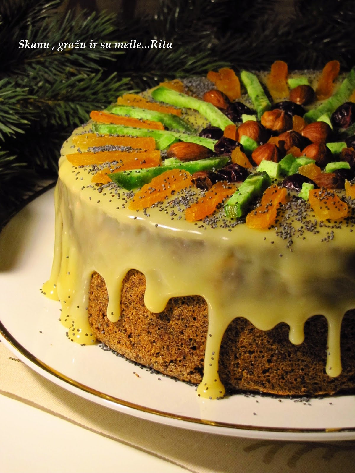 Ritos receptai : Aguonų tortas