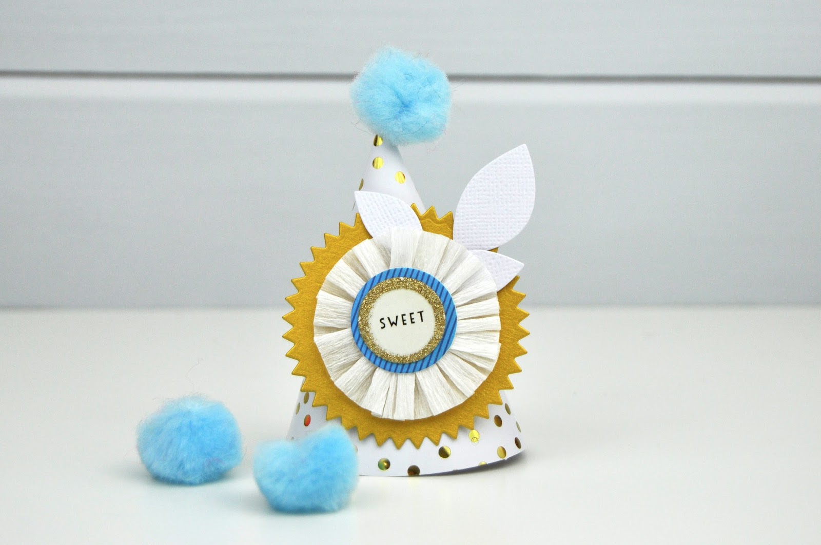 Scrapbook and Cards Today: Mini Birthday Hats Tutorial | Jen Gallacher