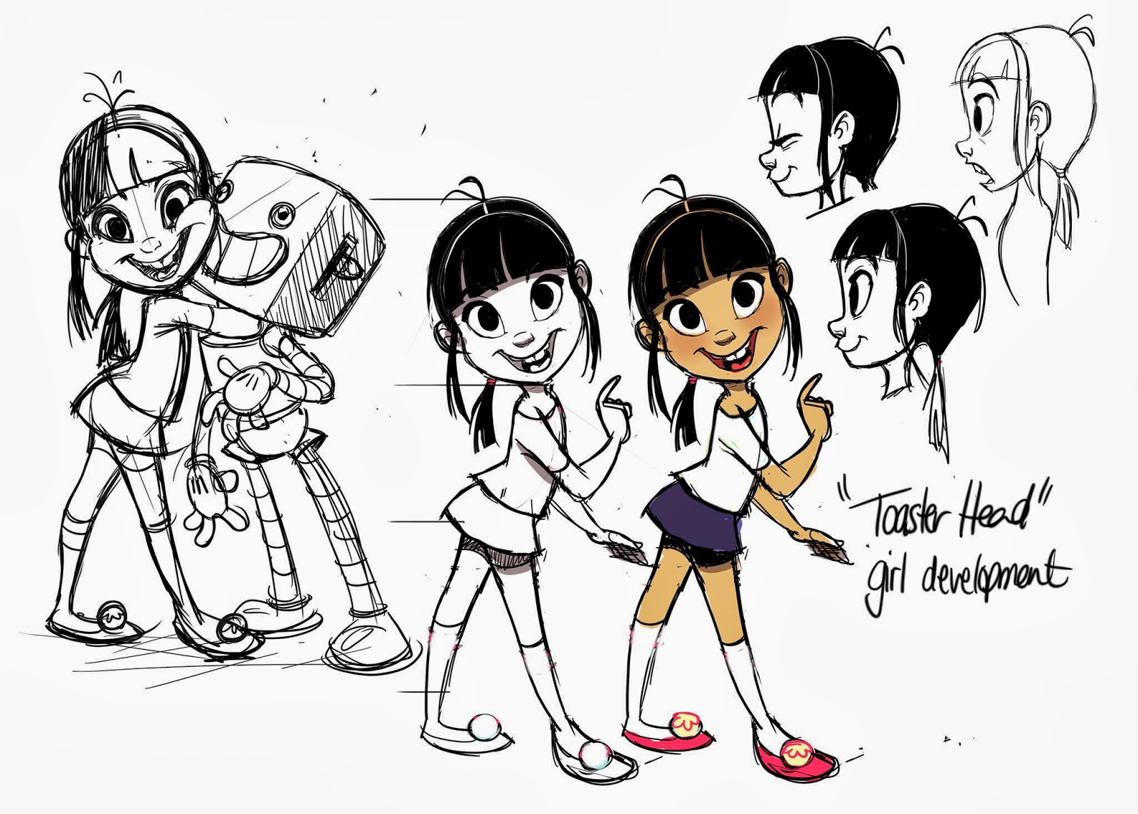 Jessica Borutski: Toaster Head Development.