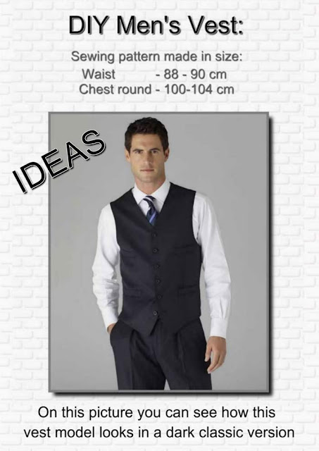 Men's Vest Pattern for Sewing