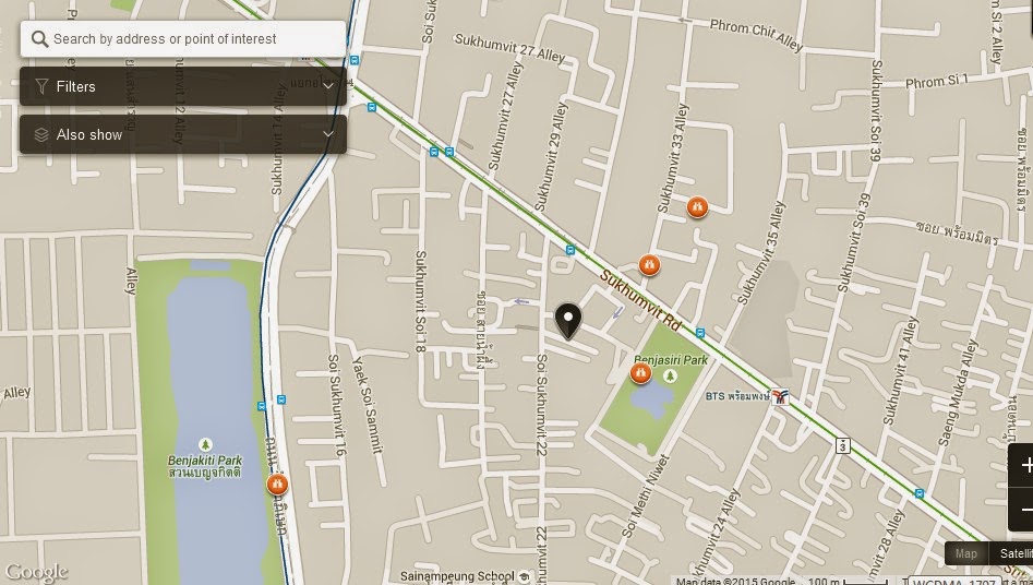 Imperial Mandara Spa Bangkok Map - Tourist Attractions in Bangkok ...