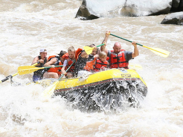 Moore Minutes: Summertime RIVER RAFT Birthday Party and Whitewater ...