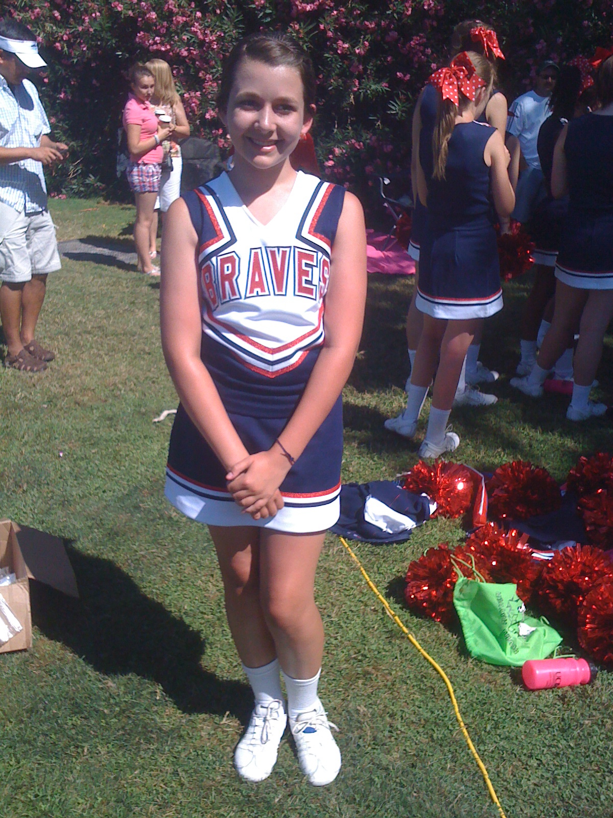 Planet Claire: Allie cheers!