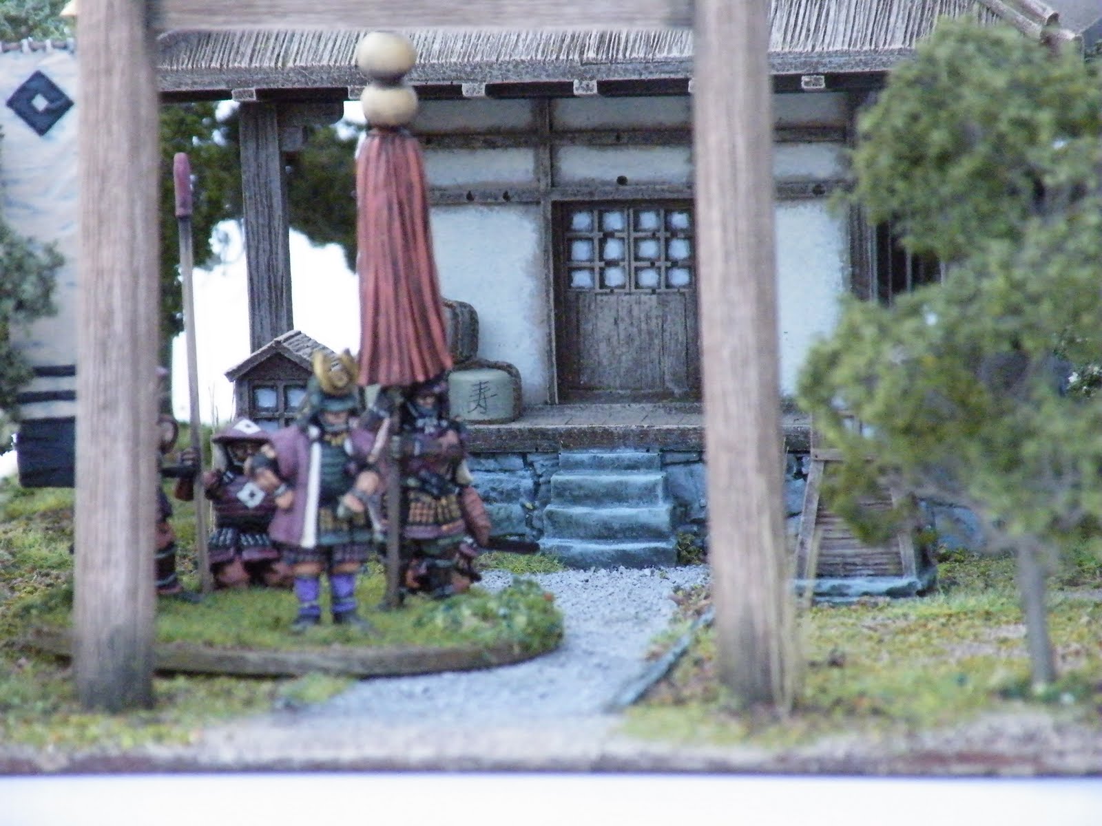 Jimbibblyblog: 28mm Samurai terrain (roadside shrine)