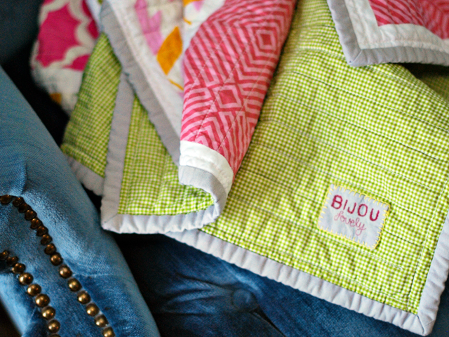 Bijou Lovely: colorblock quilt.