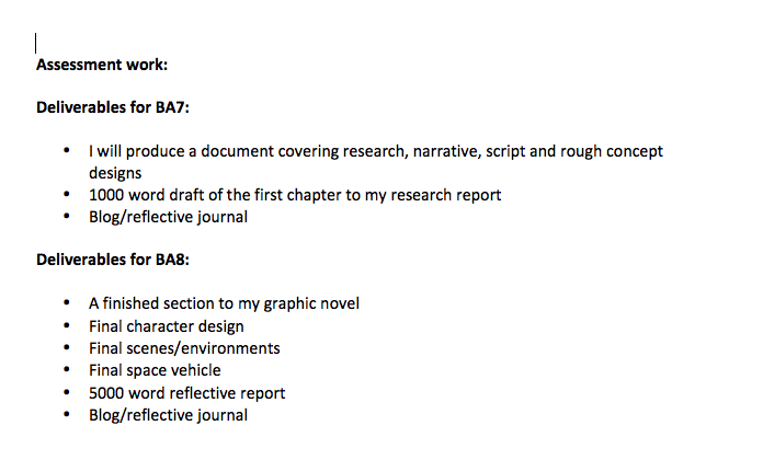 The Dave uni Blog: BA7 Learning agreement