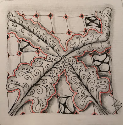 Tickled To Tangle: "It's a String Thing" #194 Tiles