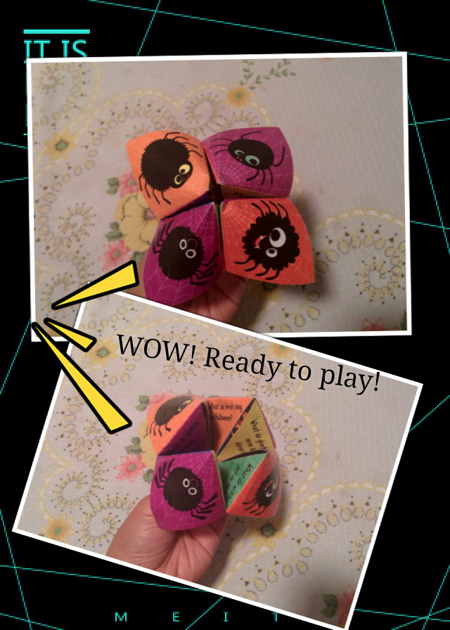 AuRa Treasury: Kids Craft - Halloween Cootie Catcher