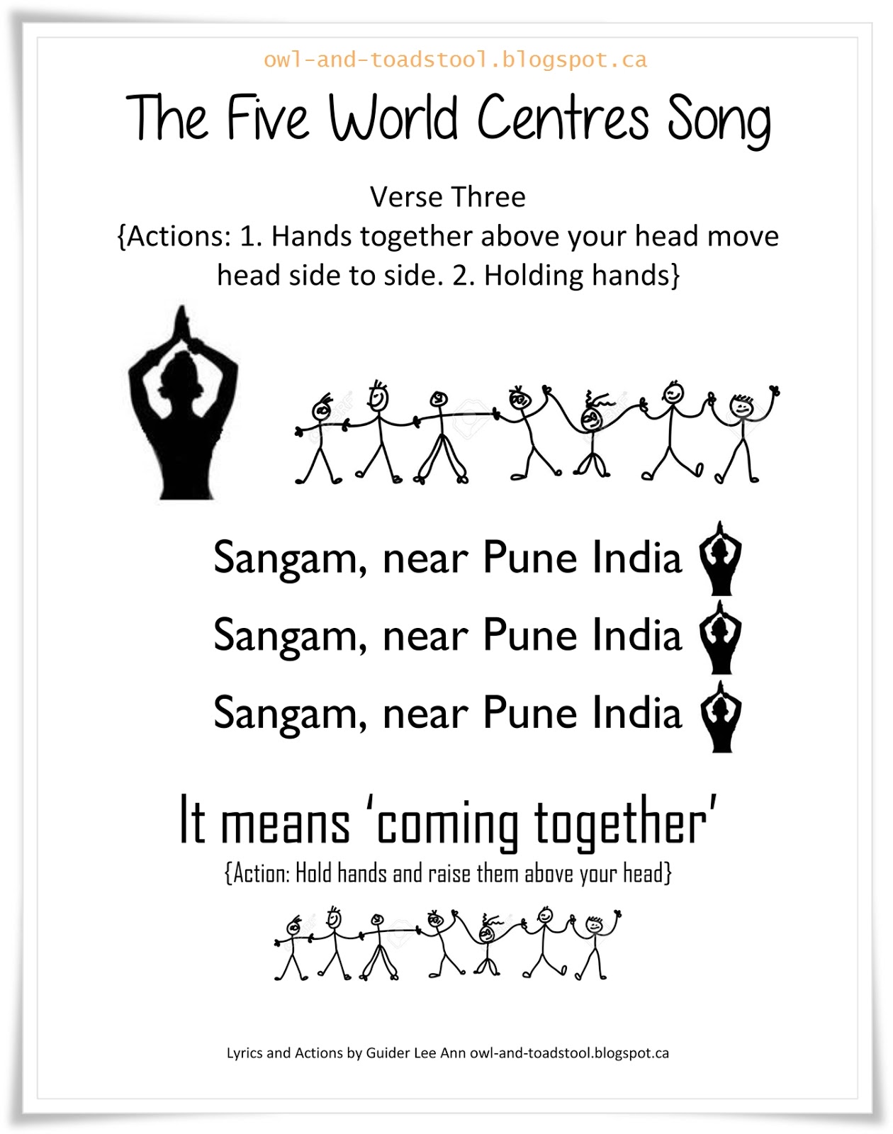 Owl & Toadstool: The Five World Centres Song