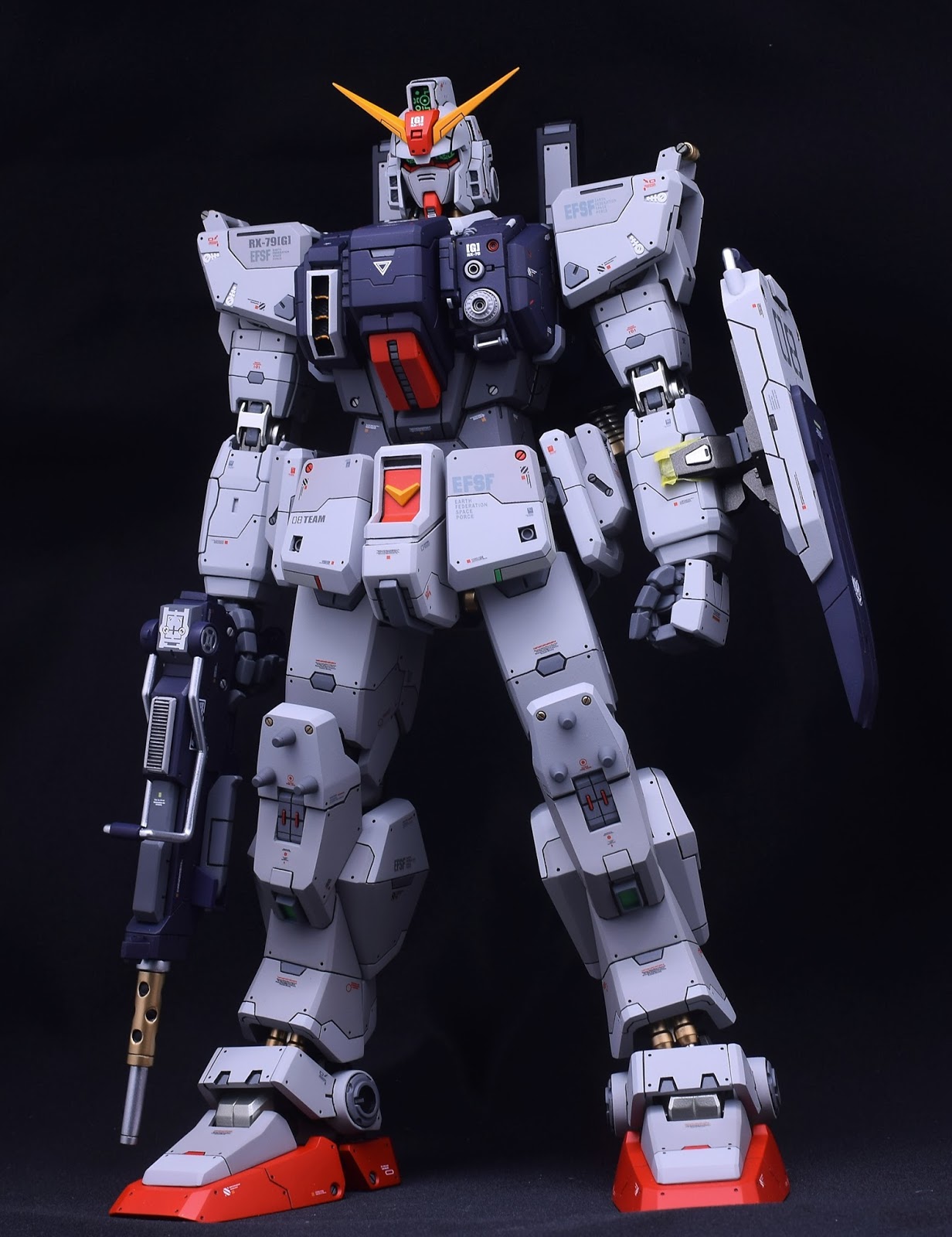 GUNDAM GUY: NG 1/60 RX-78G Gundam Ground Type - Painted Build
