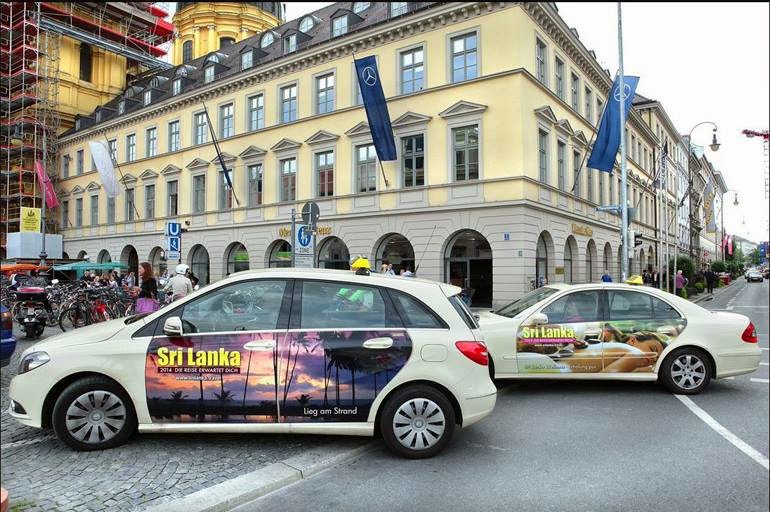 Select Sri Lanka: Sri Lanka Tourism's mega taxi advertising campaign in ...