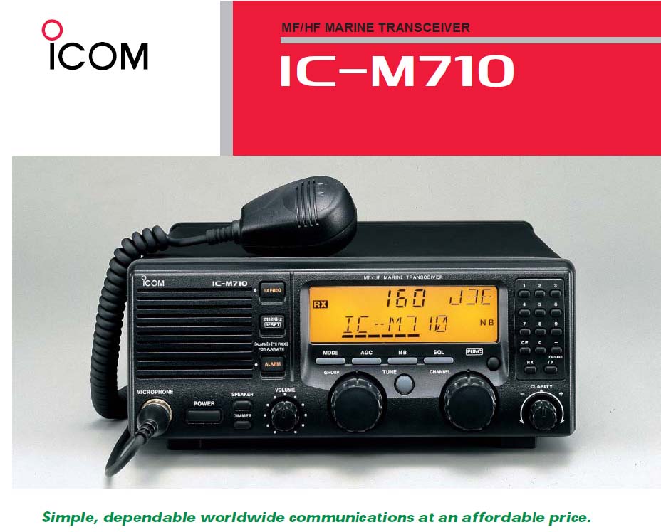 EA1HFS : ICOM ICM-710 TRANSCEPTOR MARINO HF