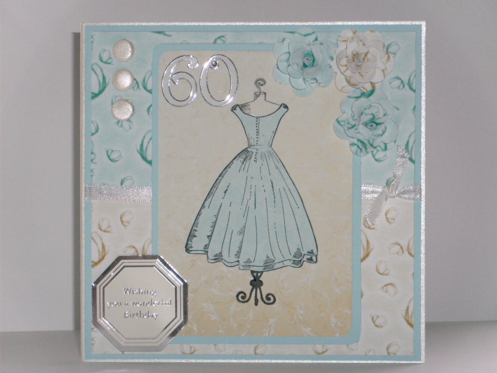 Debs' Crafty Time: 60th Birthday card