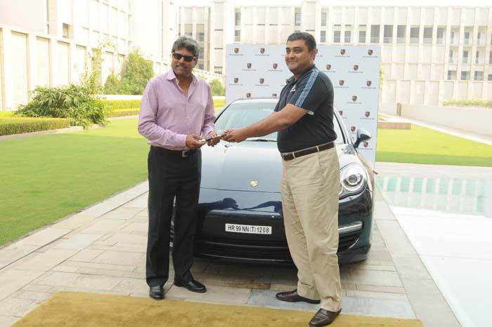 The First Porsche Panamera Diesel Delivered To Kapil Dev ~ Celebrity ...