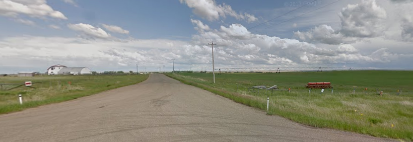 Bike WA to VT, Write History: Cypress County farmland, Alberta