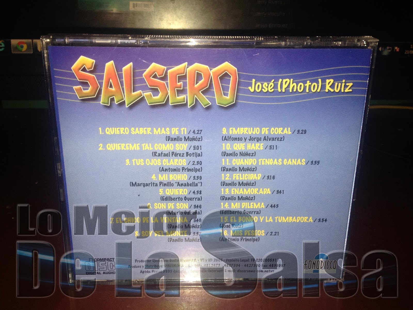 Lo Mejor de La salsa: Jose "Photo" Ruiz - Salsero - 2005