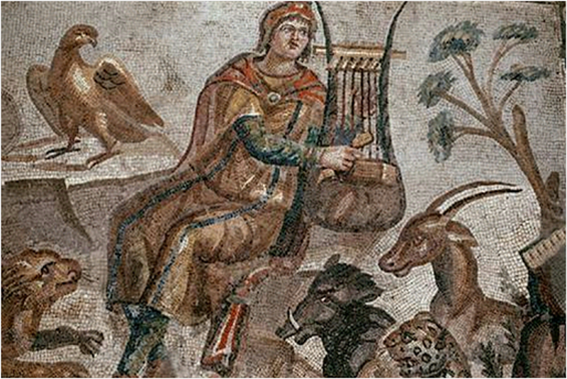 Salvo el crepúsculo: La lira - Anacreonte - Antigua Grecia