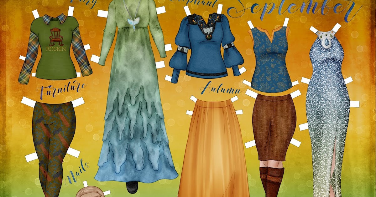 Paper Doll School: September Paper Doll - Set 4