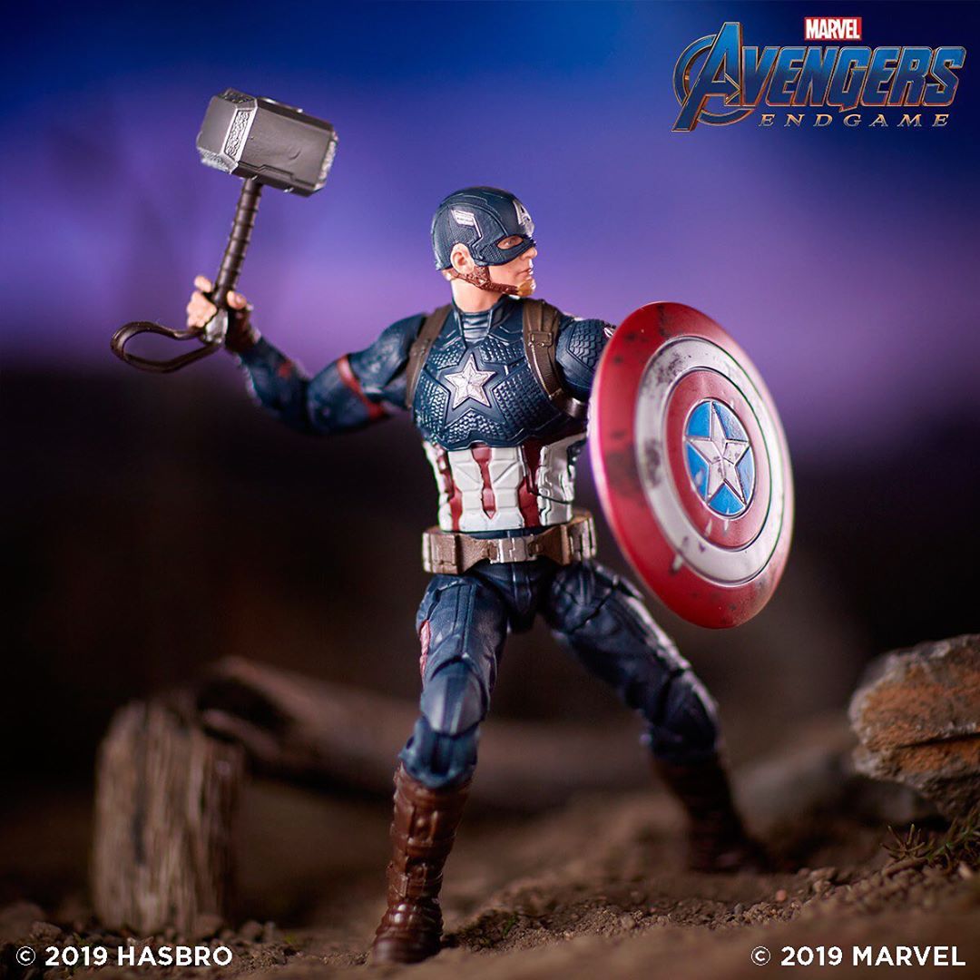 Walmart lançará Marvel Legends do Capitão América com Mjolnir exclusivo ...