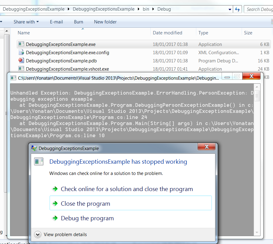 Yonatan Fedaeli: How to: Debug Exceptions in a Dump file