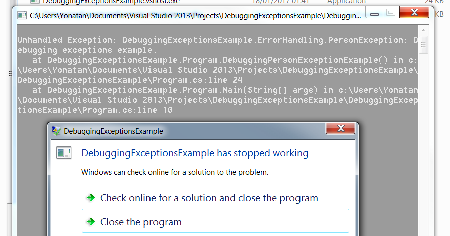 Yonatan Fedaeli: How to: Debug Exceptions in a Dump file