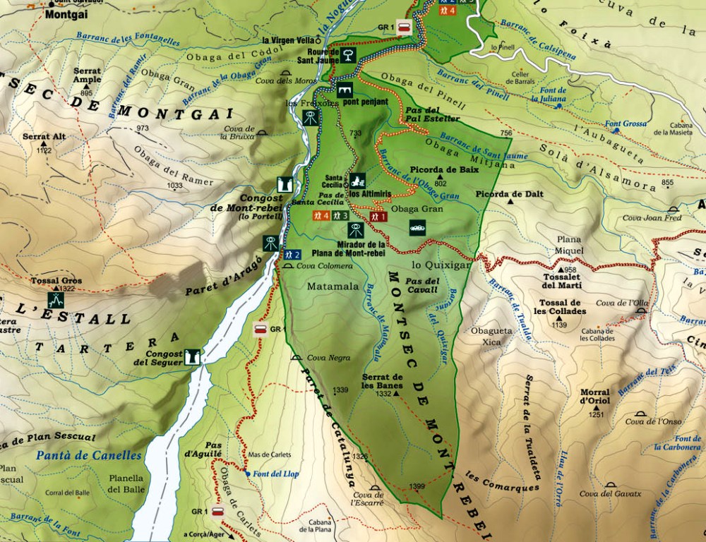 el món d´inuk: CORÇÀ - LA PERTUSA - CONGOST DE MONT-REBEI - PONT ...