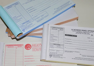 Entrepreneur Mom: Sales Invoice VS Official Receipts