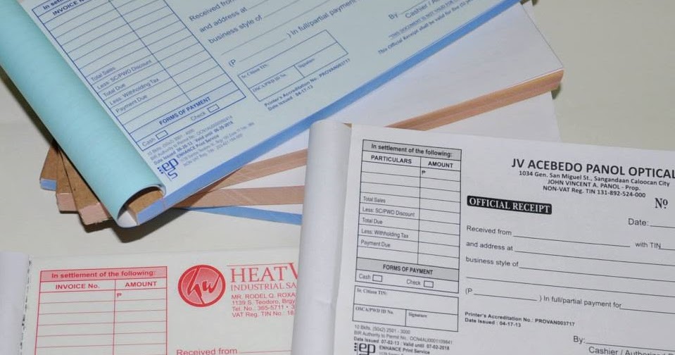 Entrepreneur Mom: Sales Invoice VS Official Receipts