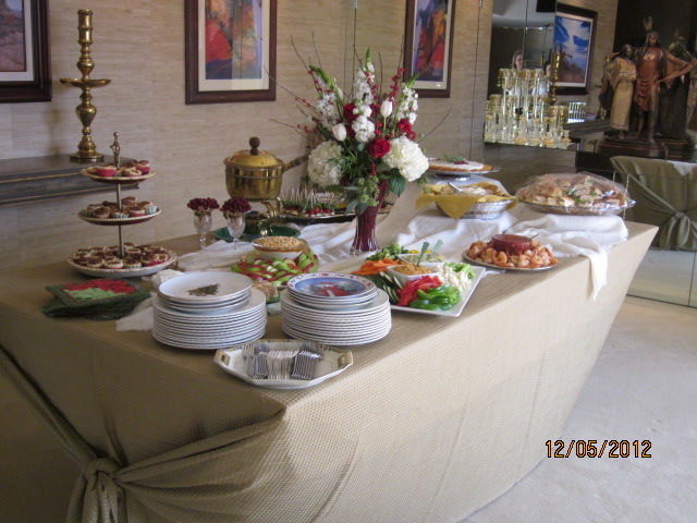 Heart of the Home: Catering a Ladies Christmas Luncheon