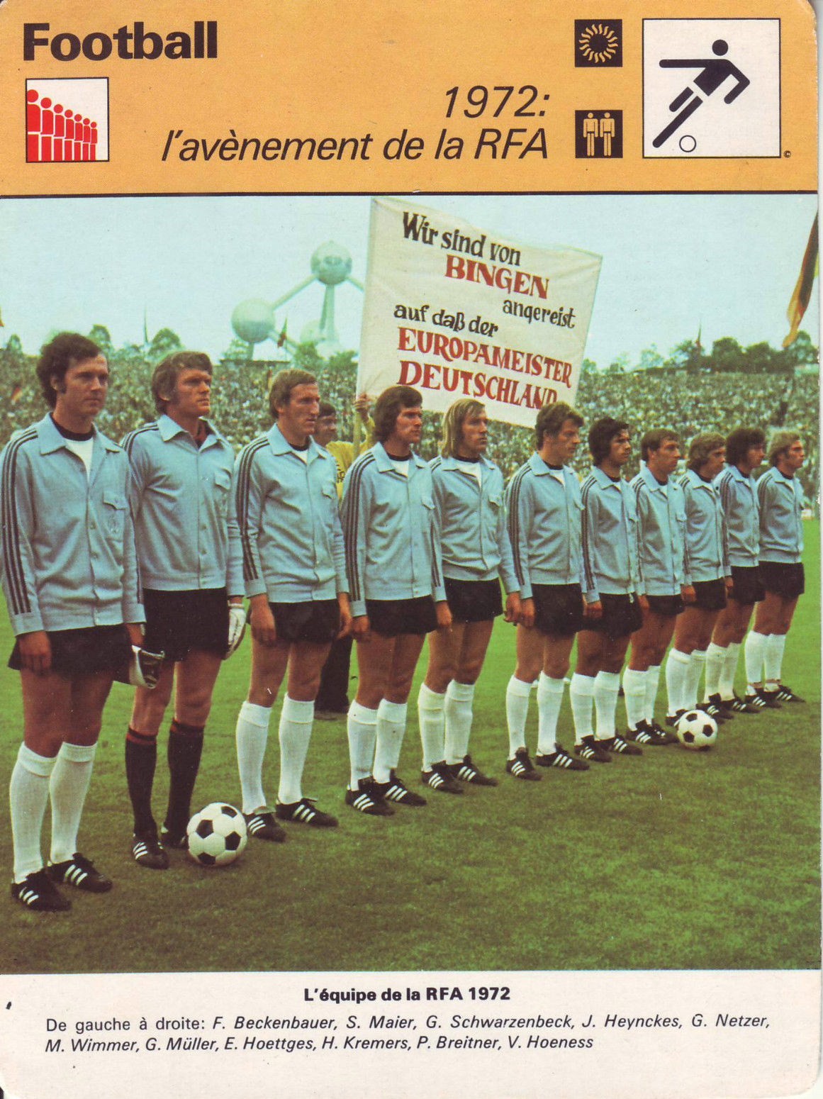 Football Yesterday & Today: RFA 1972 (Fiche Football)