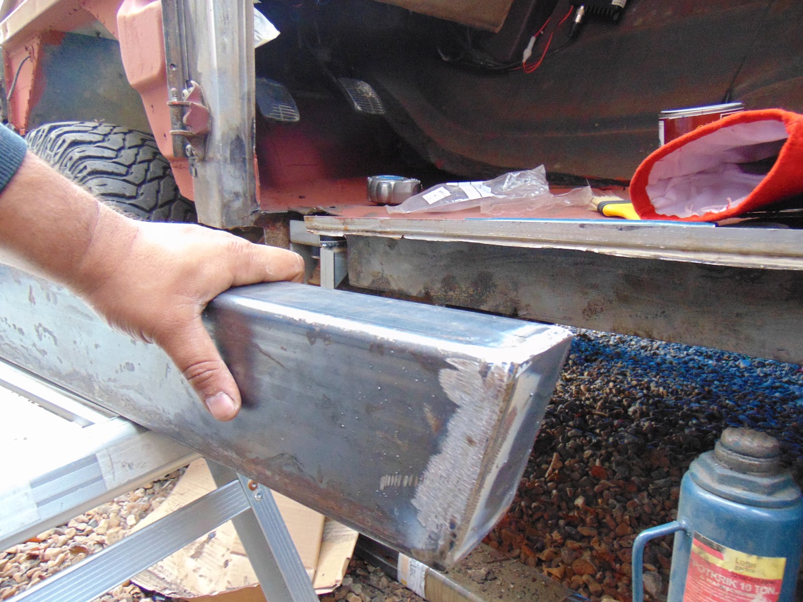 This is my project Discovery 1: Fitting Box Section Sills & Repairing ...