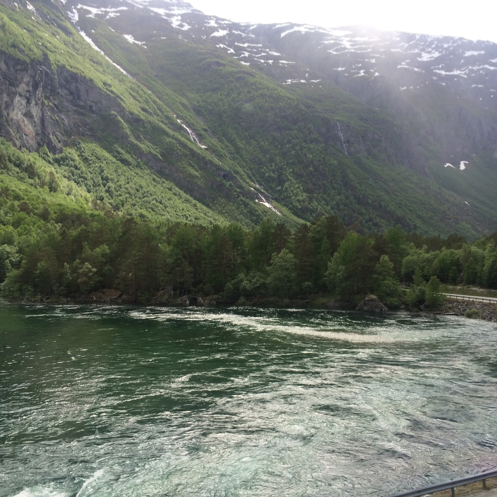 Photograff: En train dans la vallée de la Rauna