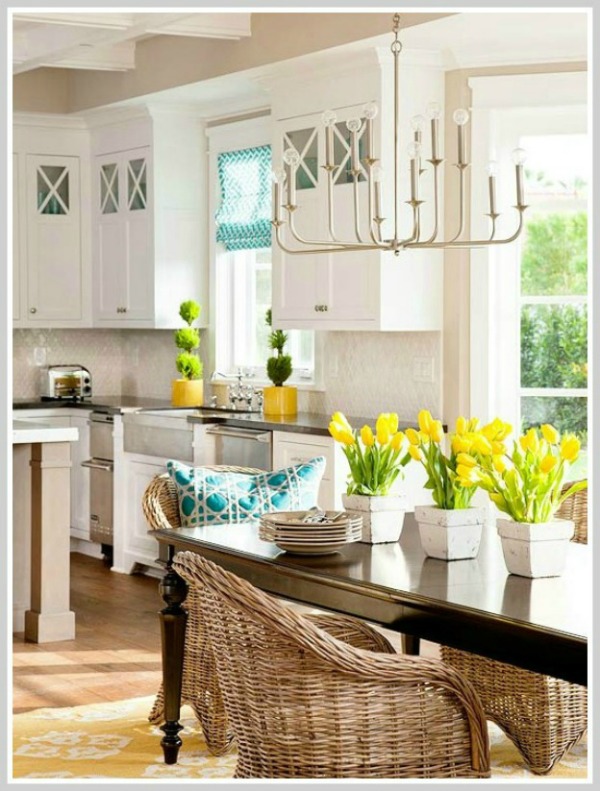 Three Mango Seeds: BRIGHT & CHEERY KITCHENS