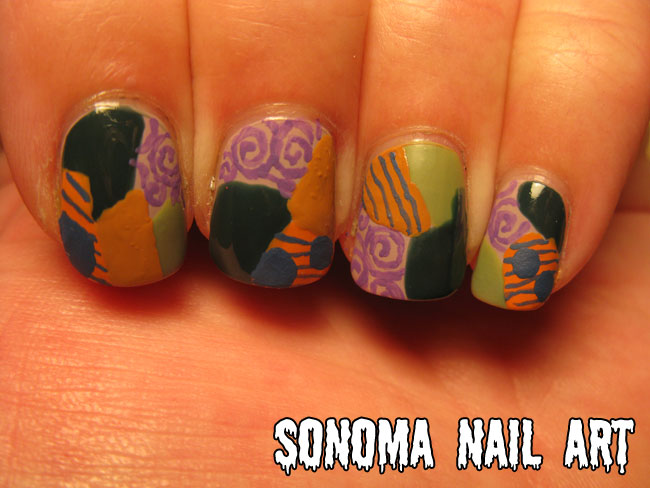 Sonoma Nail Art: 31 Day Nail Art Challenge: Inspired by a Pattern