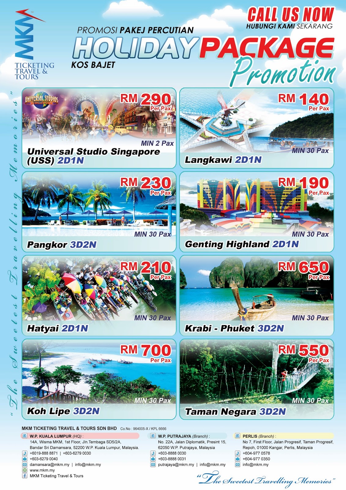 MKM Travel: Promosi Pakej Percutian Pelajar IPT