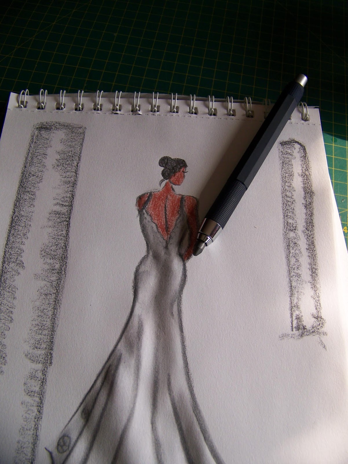 A Pretty Talent Blog: Painting your Graphite drawings