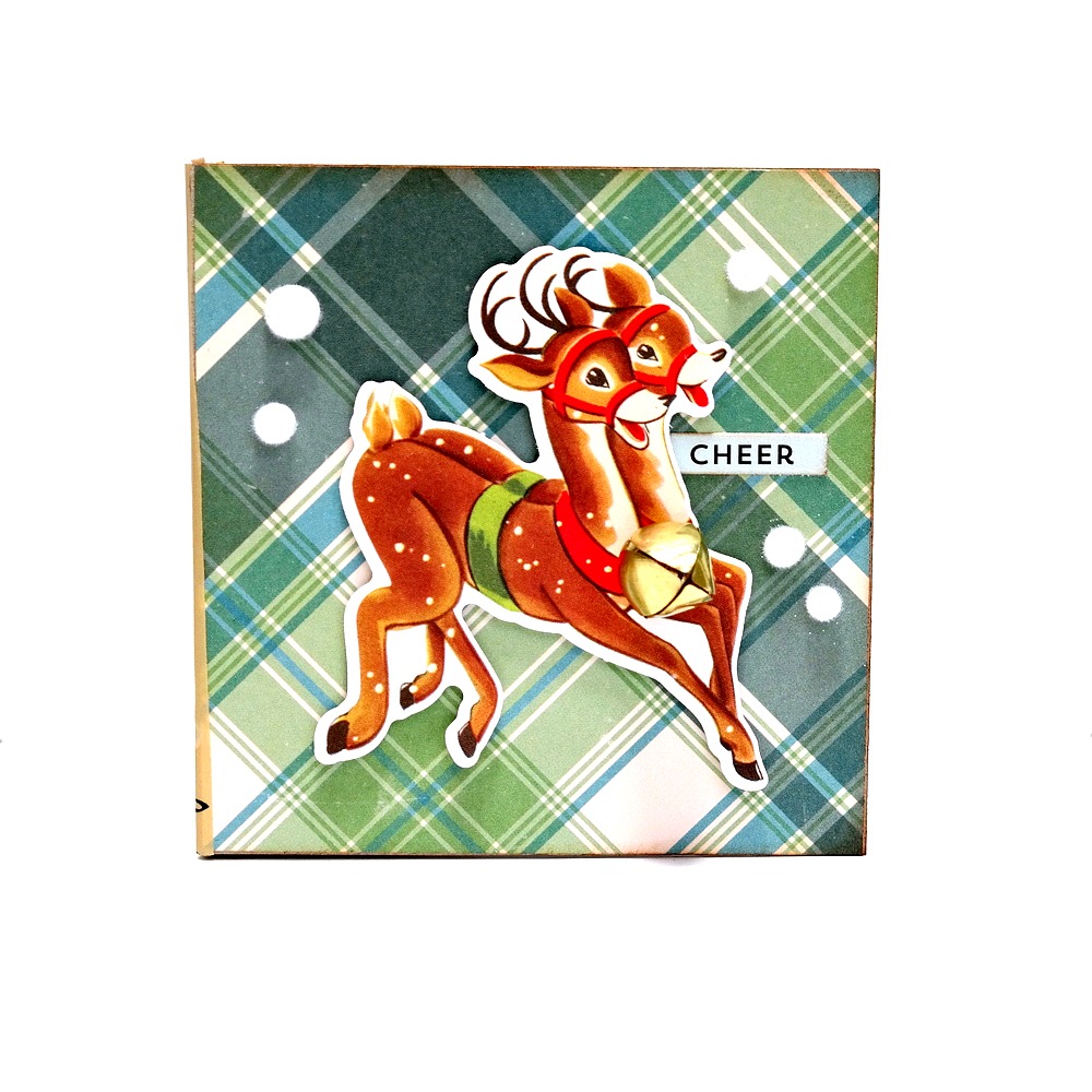 Snowy Window Mini Printers Tray Christmas Card - Tando Creative