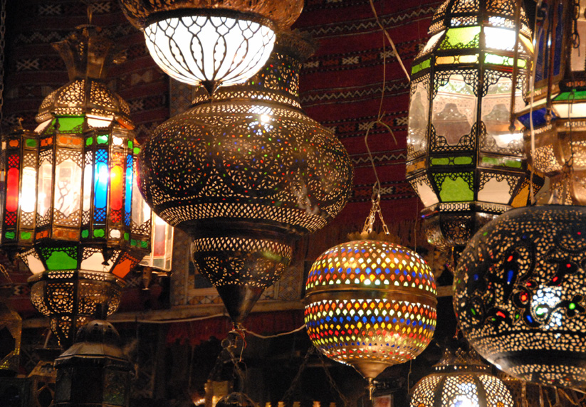 Marockanska lampor...