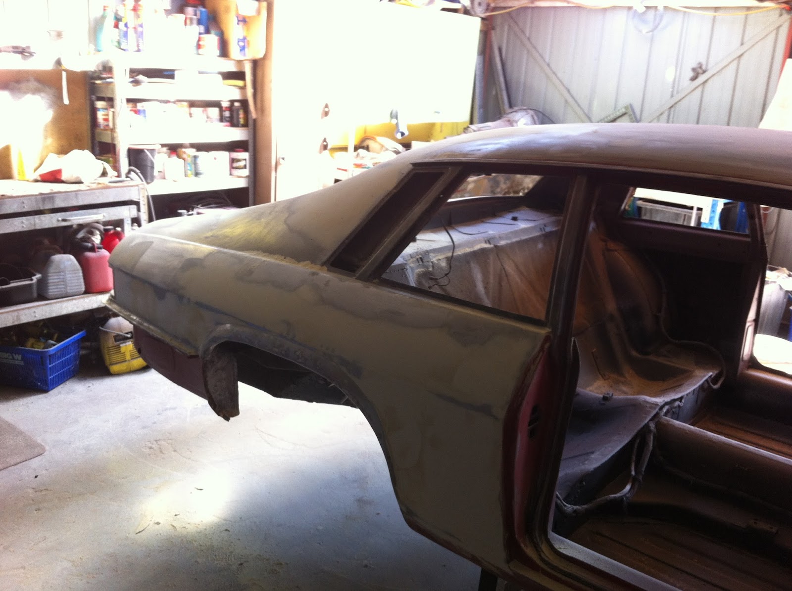 Jaguar XJS restoration/modification: Body building